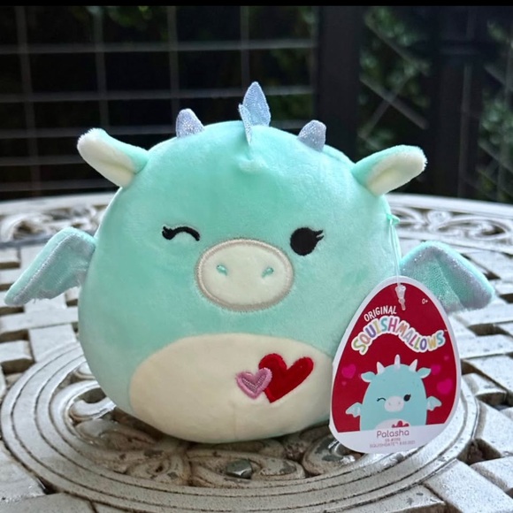 Squishmallows | Toys | Nwt Squishmallow 5 Palasha The Dragon Plush ...
